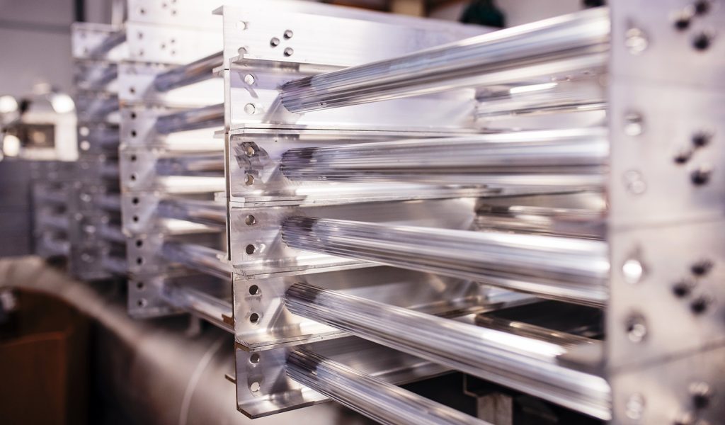 Gallery - Aluminum Fixed Caged Ladders | Ascend Fab